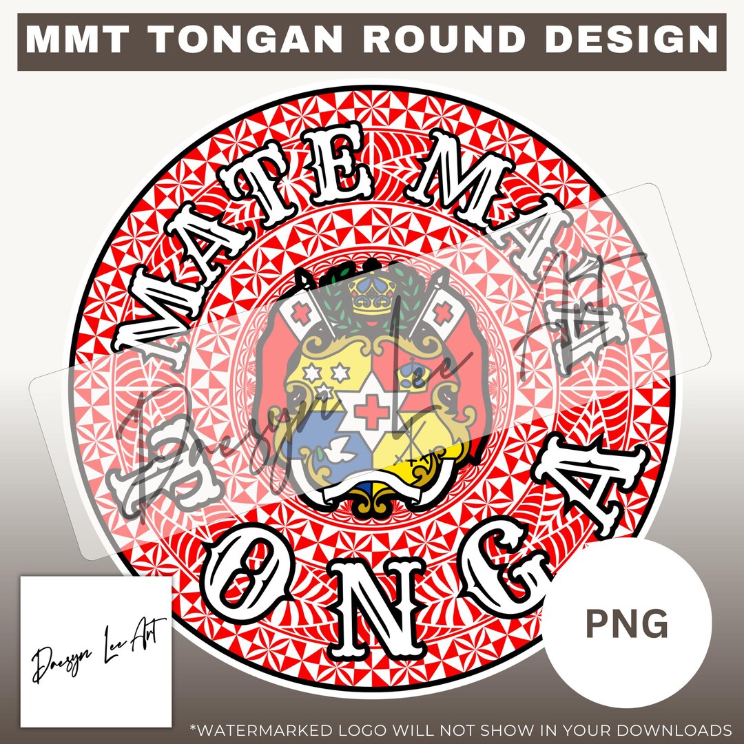 MMT Tongan Round Design PNG *instant Digital Download* - Etsy