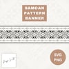 Tongan Pattern Border 50cm *instant Digital Download* - Etsy