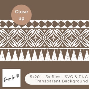 Polynesian Pattern Banner *instant Digital Download* PNG-SVG - Etsy