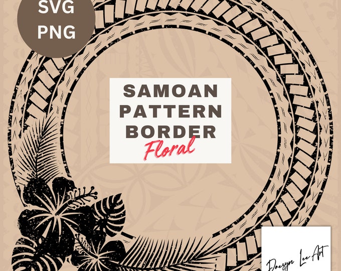 Samoan Pattern Border PNG/SVG File*digital File Only* - Etsy Canada