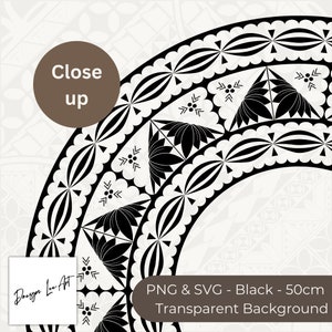 Tongan Pattern Border 50cm *instant Digital Download* - Etsy
