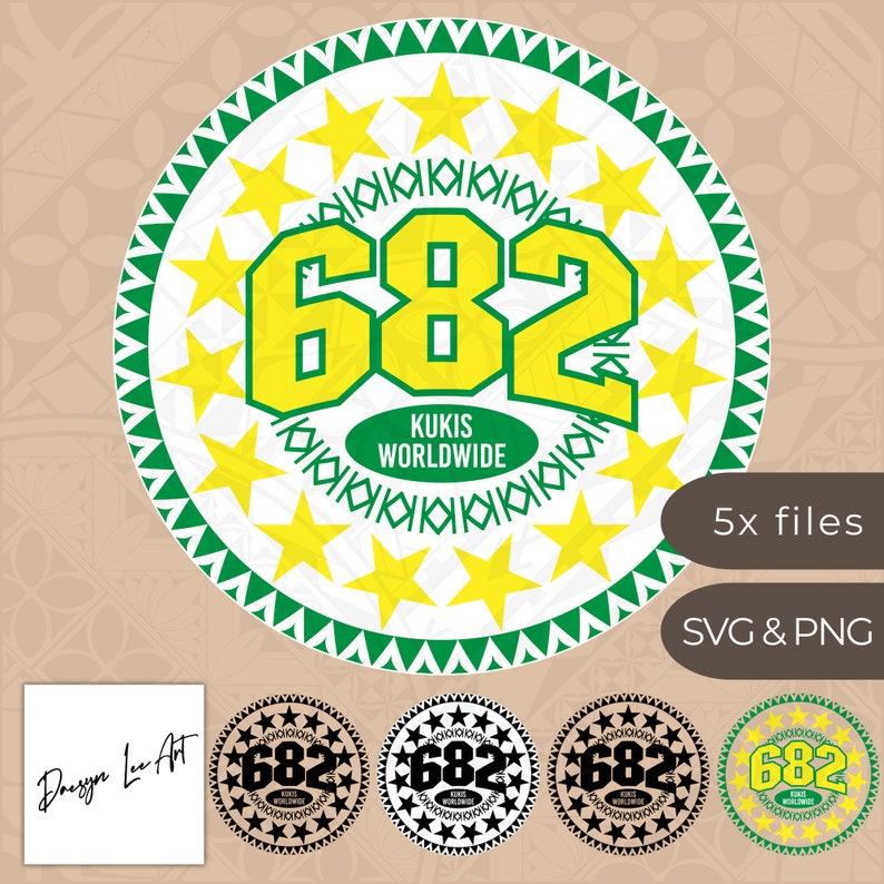 Kukis Worldwide 682 Cook Islands PNG-SVG *instant Digital Download* - Etsy