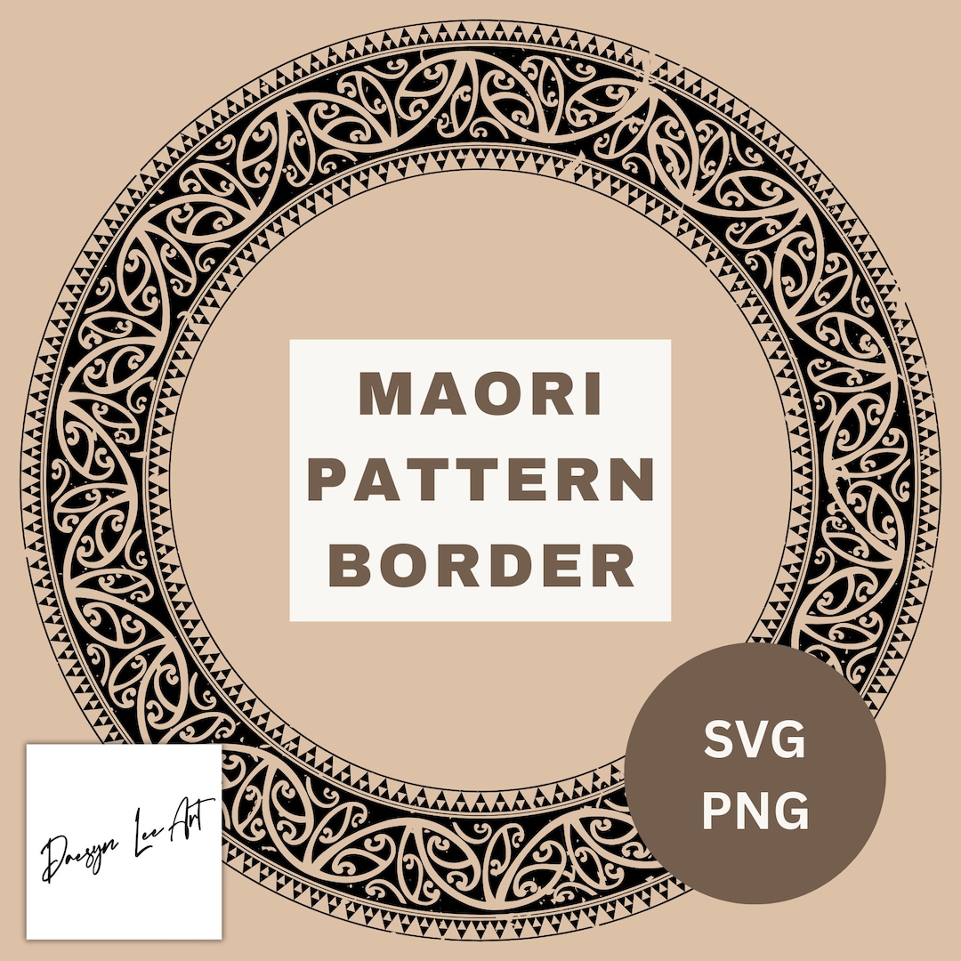 Maori - New Zealand Pattern Border*digital Files Only* - Etsy