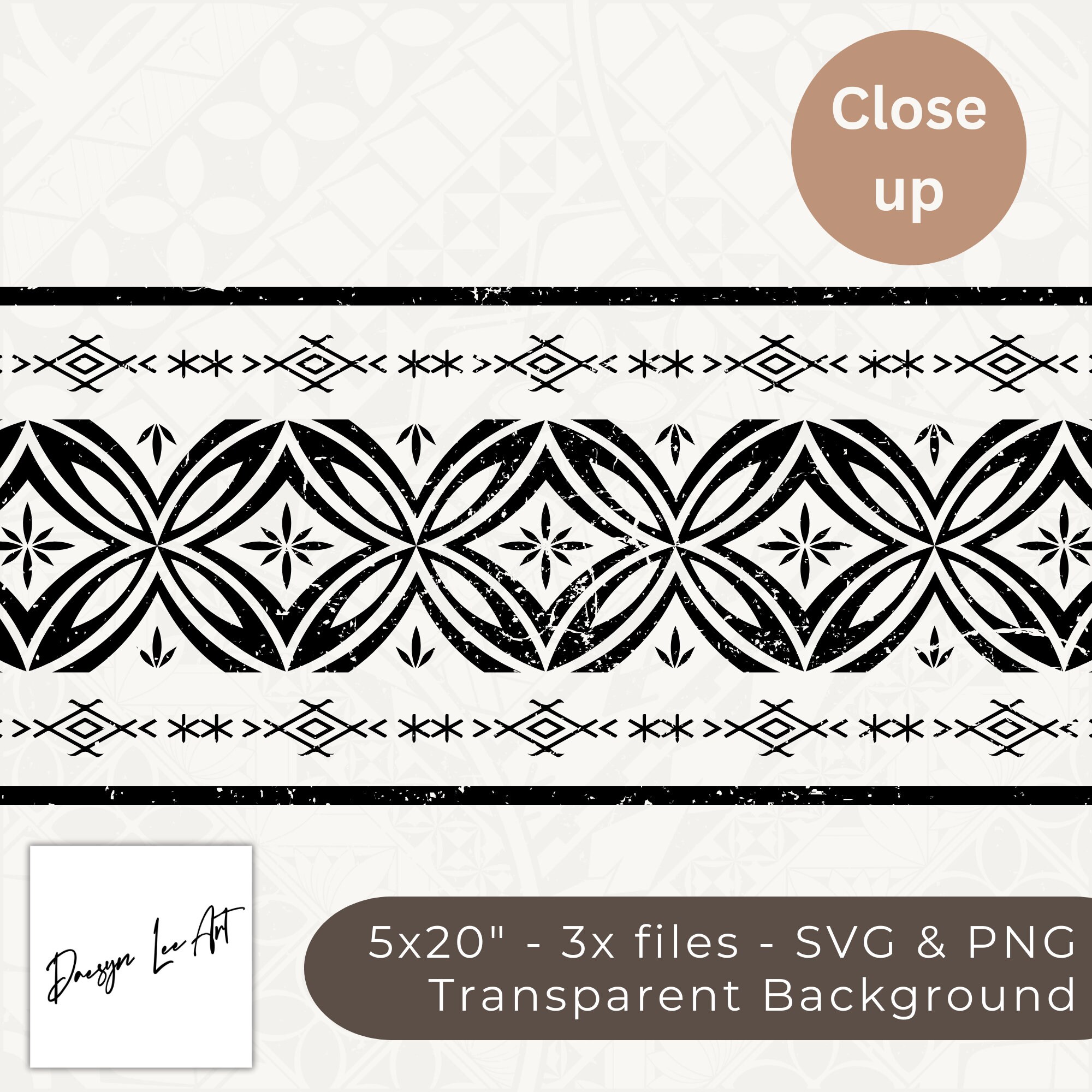 Samoan Pattern Banner digital Download Only SVG/PNG - Etsy Australia