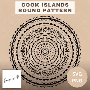 Cook Islands Round Pattern *digital Files Only* - Etsy