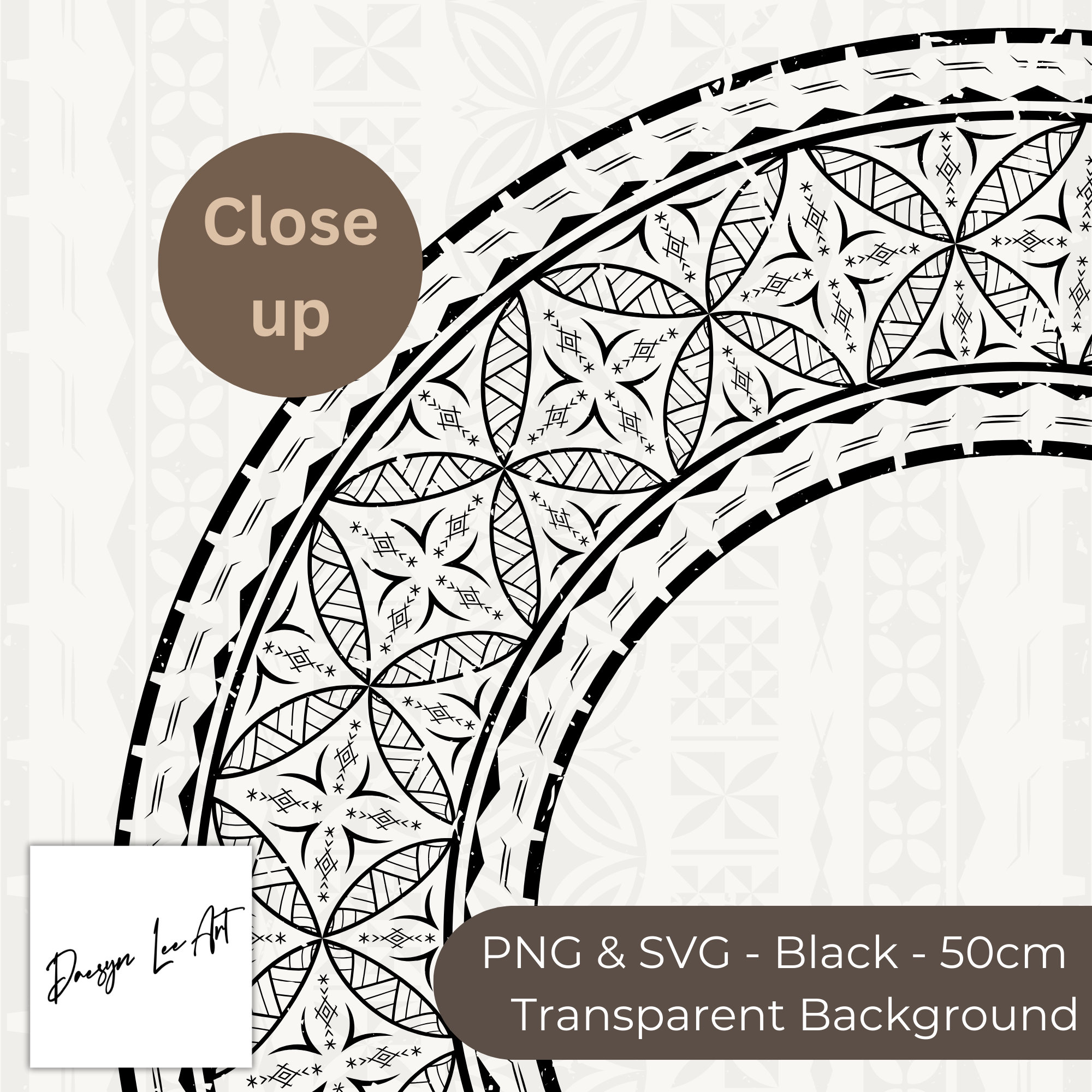 Samoan BORDER *digital Download Only* SVG/PNG - Etsy