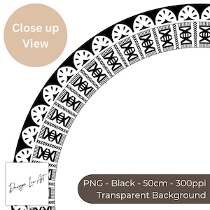 Fijian Pattern Border - PNG File *instant Digital Download* - Etsy