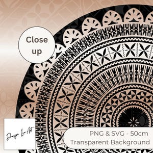 Fijian Round Pattern - PNG/SVG Files *instant Digital Download* - Etsy