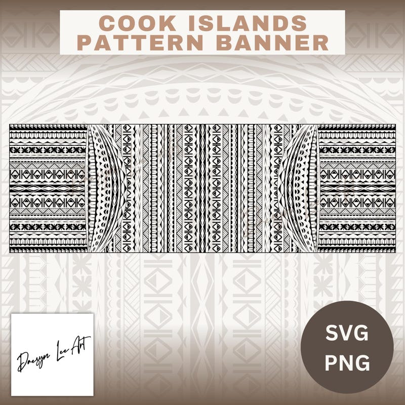 Cook Island Pattern - Etsy New Zealand