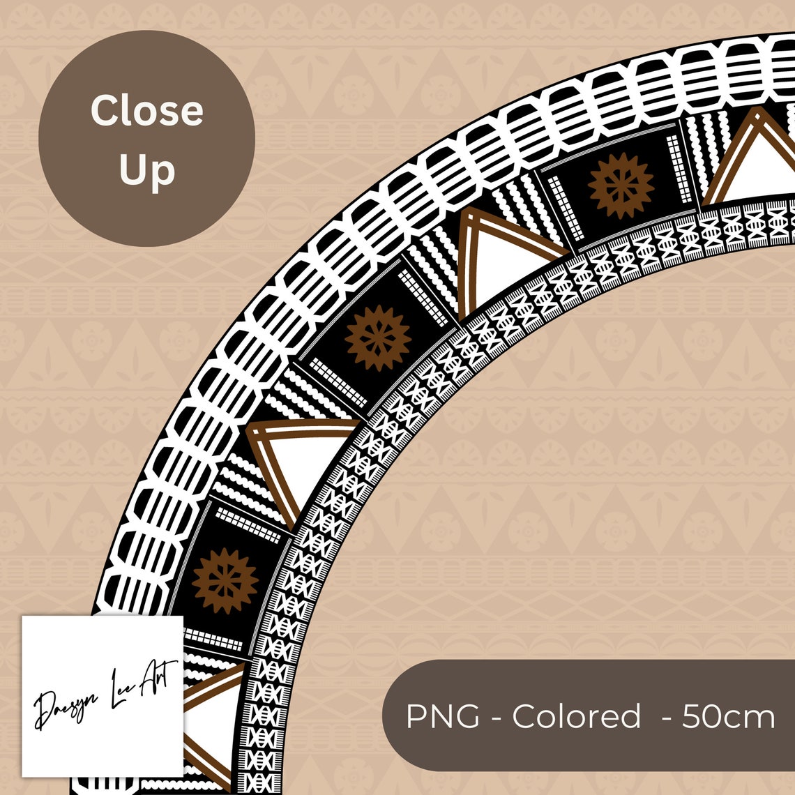 Fijian Pattern Border PNG File instant Digital Download - Etsy Australia