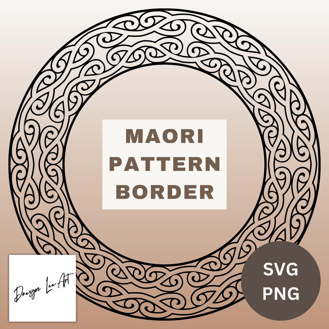 Maori Pattern Border SVG/PNG *digital Files Only* - Etsy