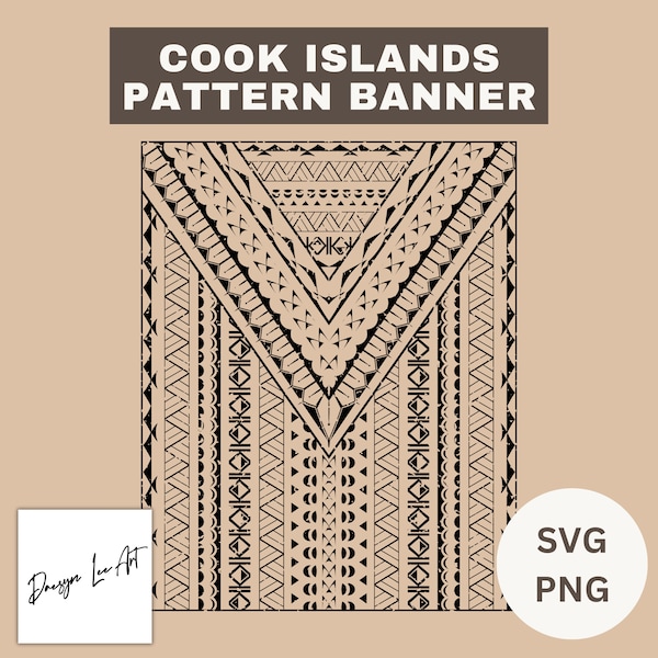 Cook Island Pattern - Etsy New Zealand