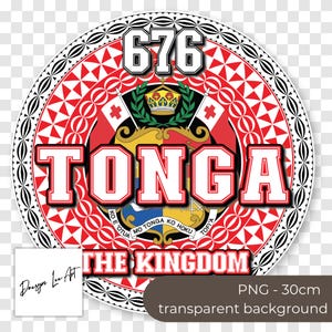 Tonga 676 Round Design 50cm PNG *instant Digital Download* - Etsy