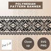 Tongan Pattern Border 50cm SVG/PNG instant Digital Download - Etsy