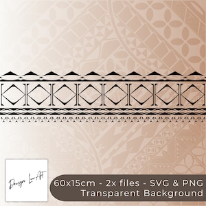 Cook Islands Pattern Banner SVG-PNG instant Digital Download - Etsy