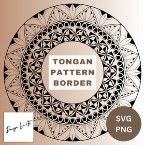 Tongan Pattern Border 50cm instant Digital Download - Etsy