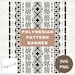 Tongan Pattern Border 50cm *instant Digital Download* - Etsy