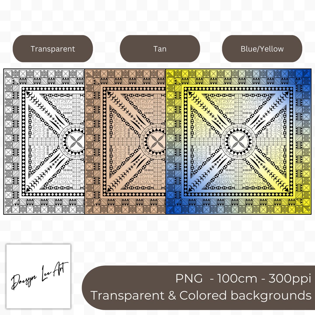 Niue Hiapo/pattern/banner digital Downloads Only - Etsy
