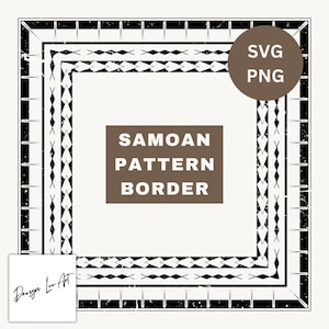 Samoan Pattern Border 50cm instant Digital Download - Etsy