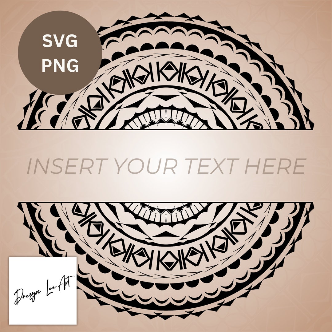 Cook Islands Round Design With Space for Text digital Files Only - Etsy