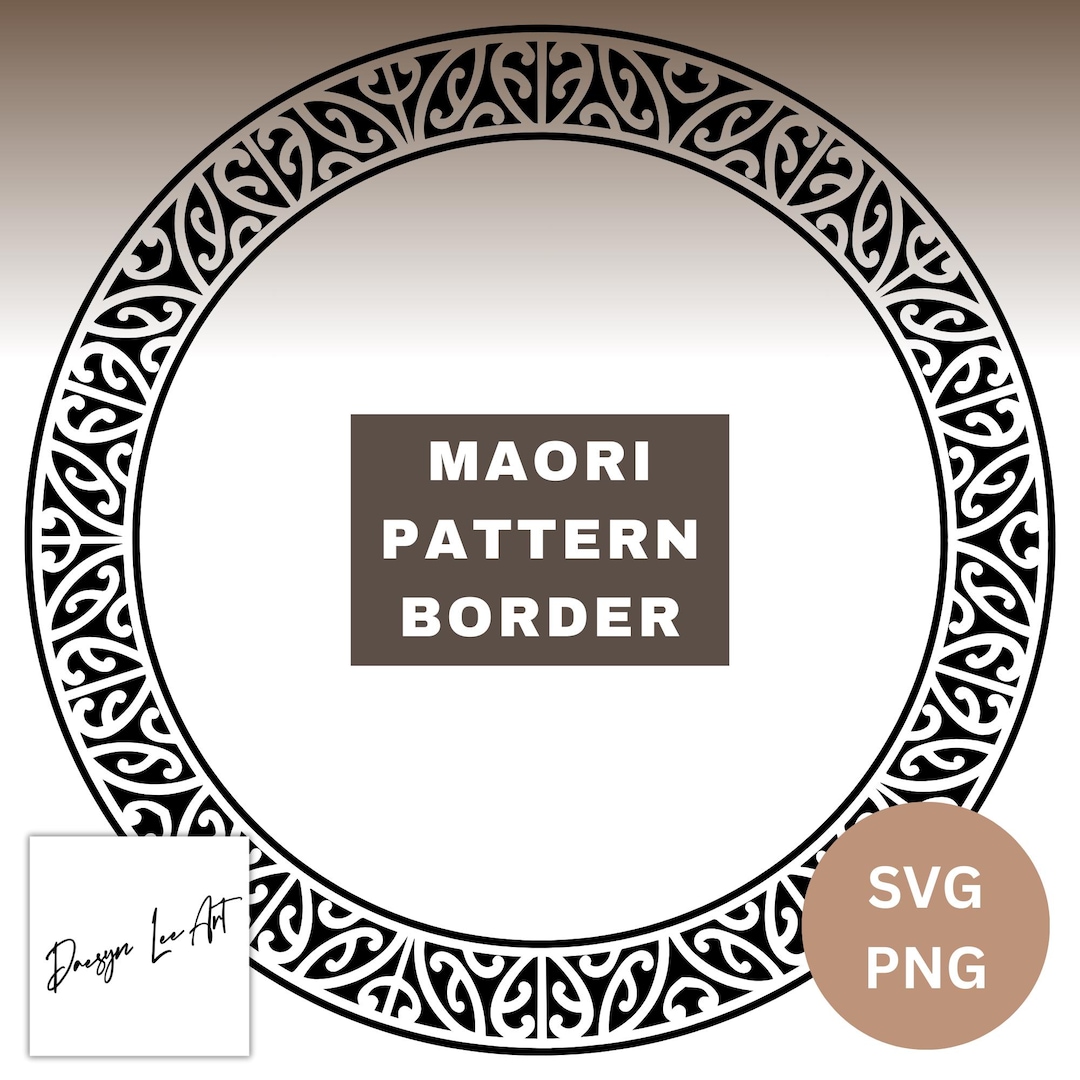 Maori - New Zealand Pattern Border*digital File Only* - Etsy