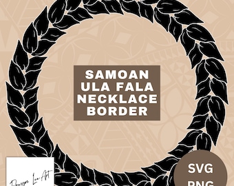Commercial Use Personal Use Ula Fala Samoan Necklace Art Design Digital ...