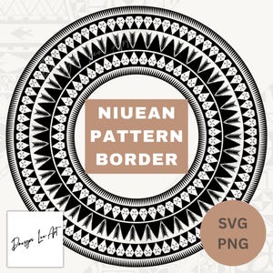 Niue Pattern Border SVG/PNG *digital Downloads Only* - Etsy