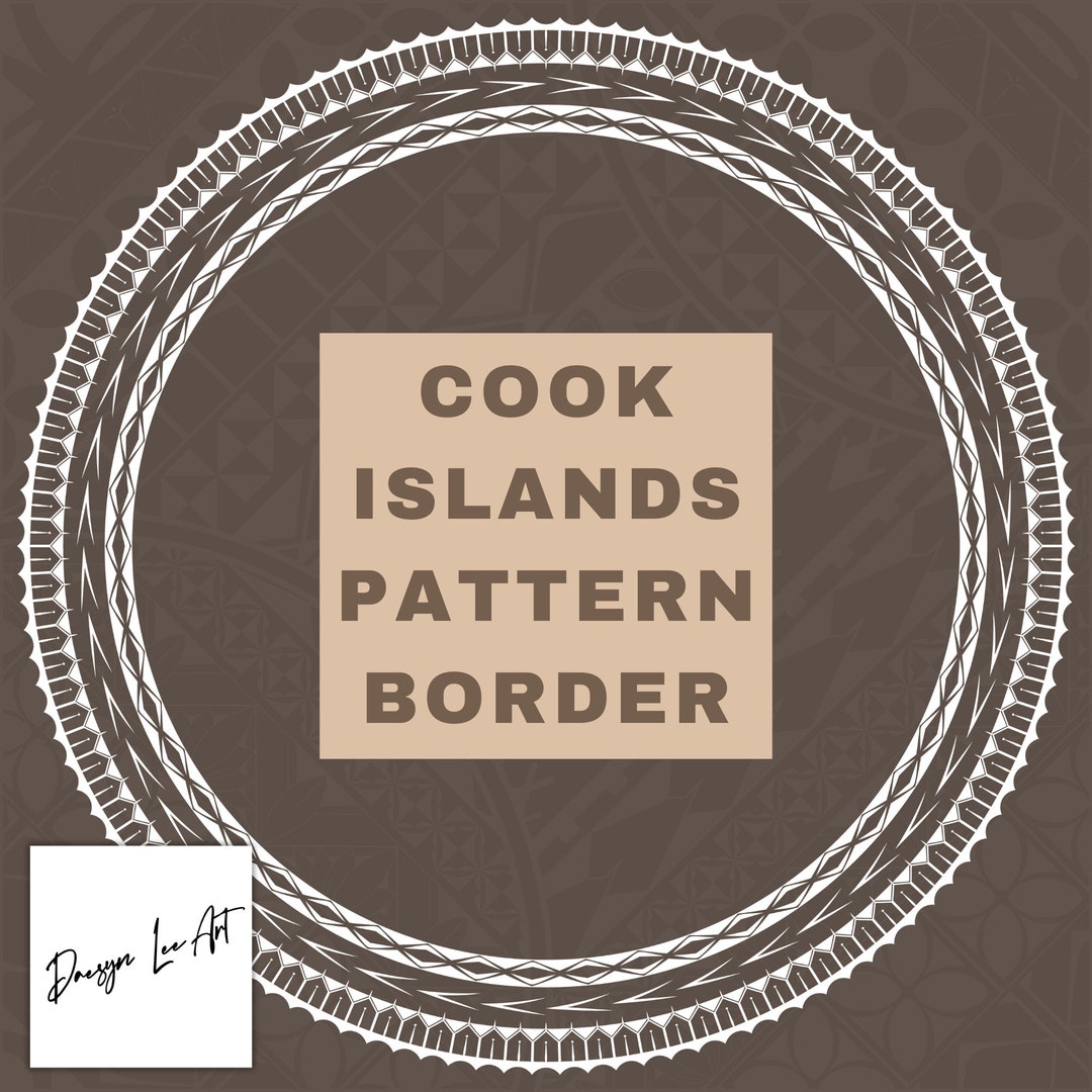 Cook Islands Pattern Border *digital Files Only* - Etsy