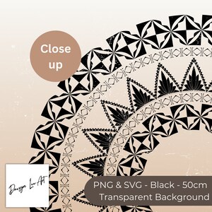 Tongan Pattern Border 50cm SVG/PNG *instant Digital Download* - Etsy