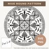 Niue Pattern Border SVG/PNG *digital Downloads Only* - Etsy