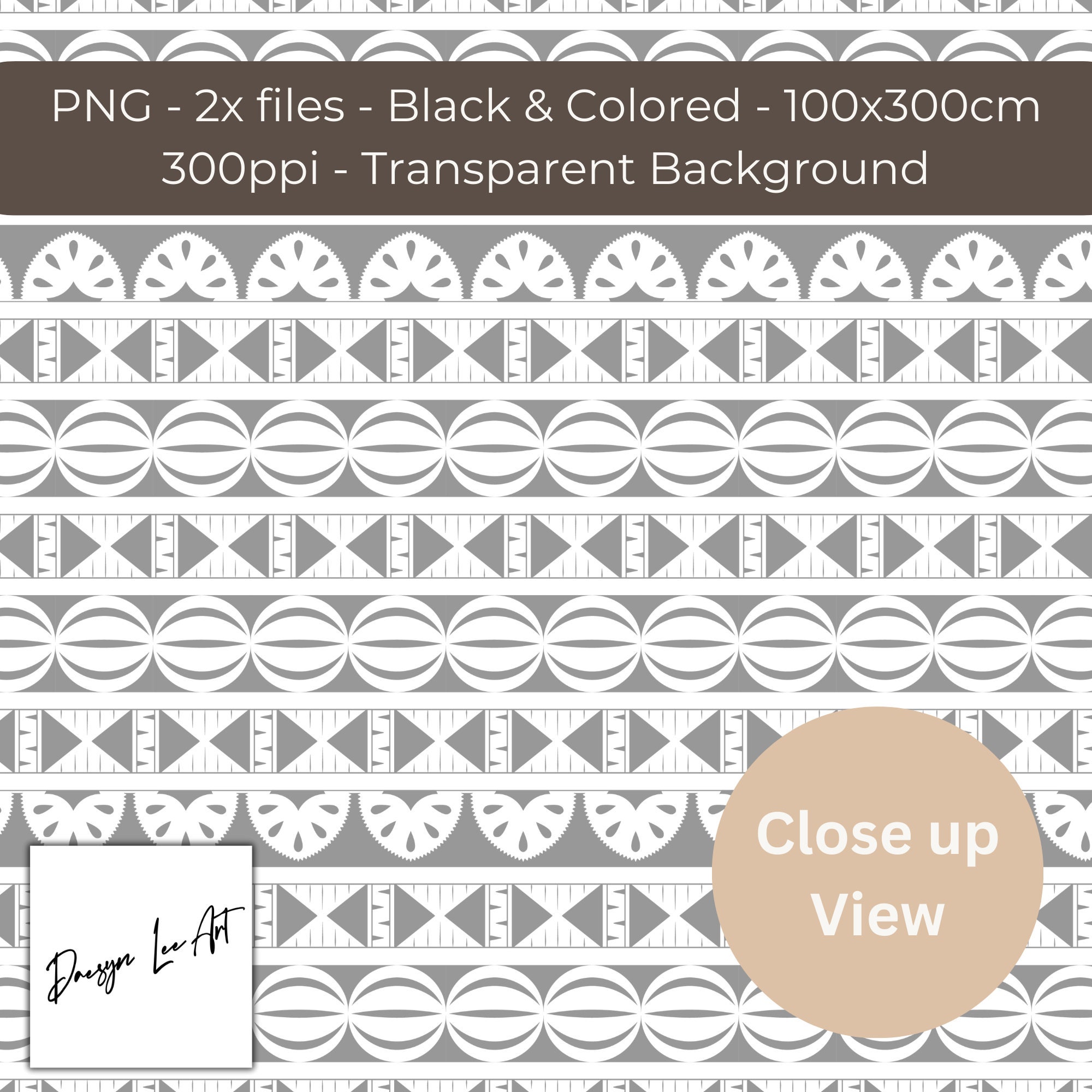 Fijian Pattern Banner 300x100cm digital File Only (Download Now) - Etsy
