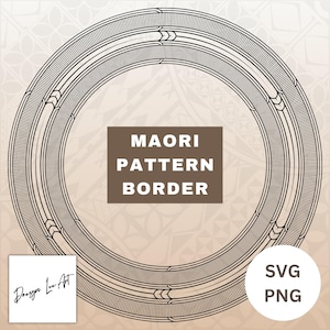 Maori - New Zealand Pattern Border *digital Files Only* SVG/PNG - Etsy