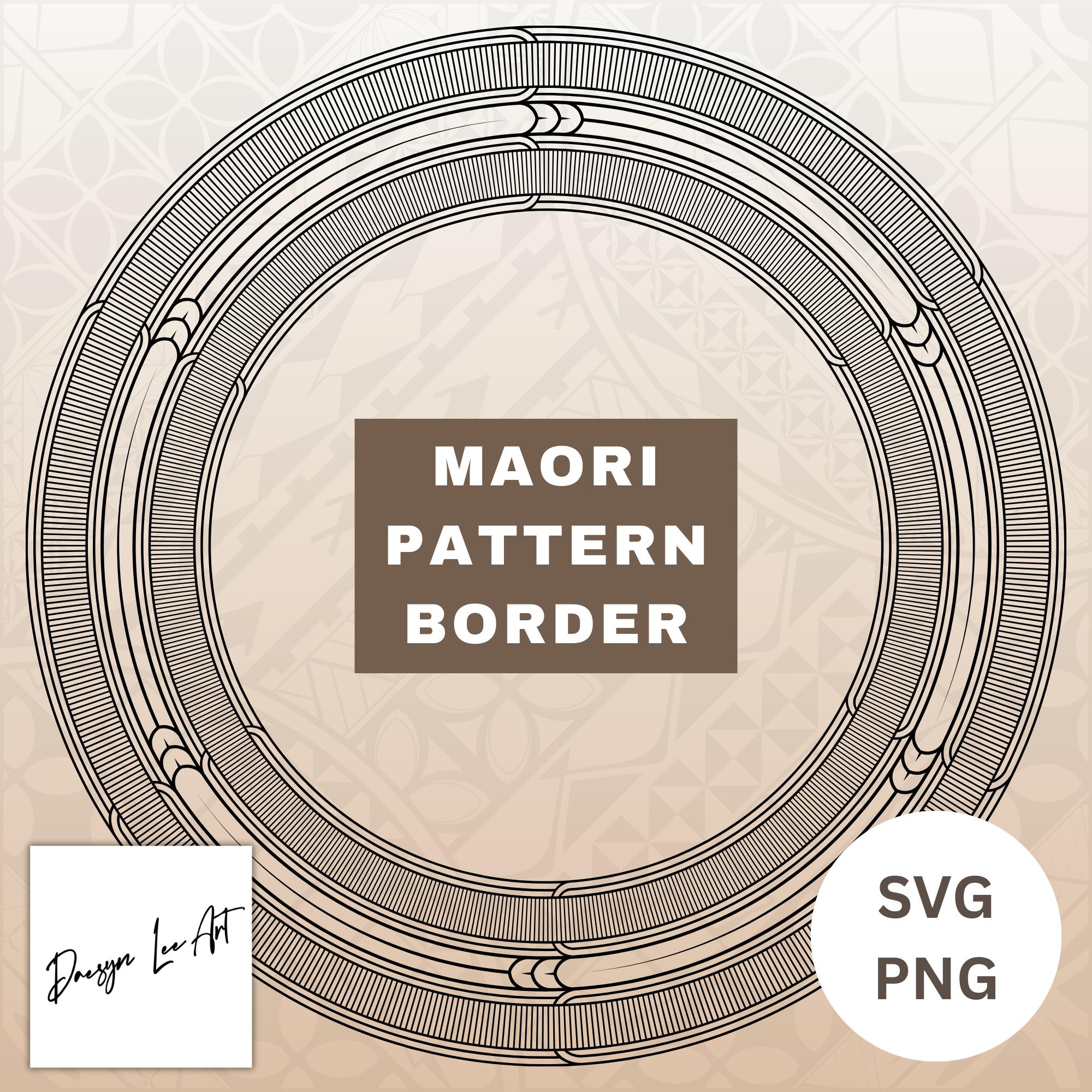 Maori - New Zealand Pattern Border *digital Files Only* SVG/PNG - Etsy