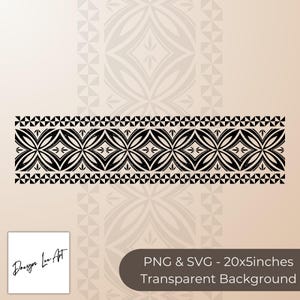 Polynesian Pattern Banner *instant Digital Download* PNG-SVG - Etsy