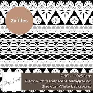 Fijian Pattern Banner 100x50cm *digital File Only* - Etsy
