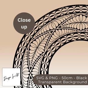 Tongan Pattern Border *instant Digital Download* SVG/PNG - Etsy