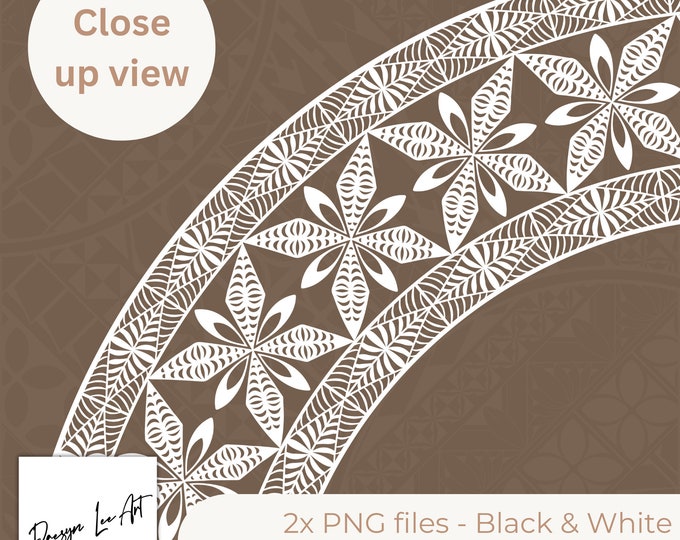 Tongan Pattern BORDER *digital File Only* - Etsy