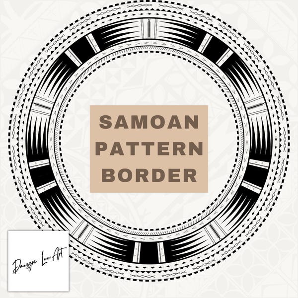 Tapa Border Design - Etsy