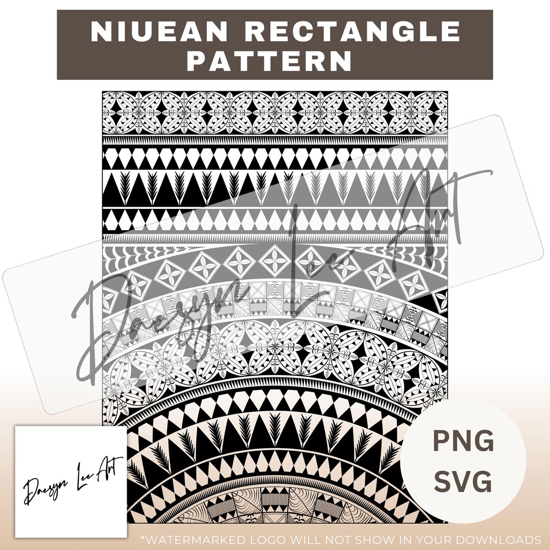 Niuean Rectangle Pattern SVG/PNG *digital Downloads Only* - Etsy