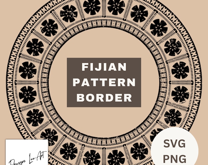 Fijian Pattern Border - PNG/SVG Files *instant Digital Download* - Etsy