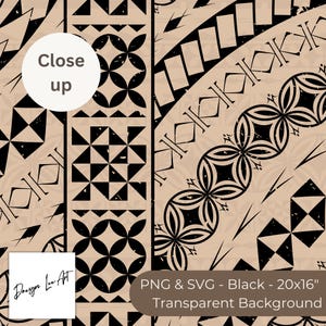 Polynesian Pattern Banner *instant Digital Download* PNG-SVG - Etsy