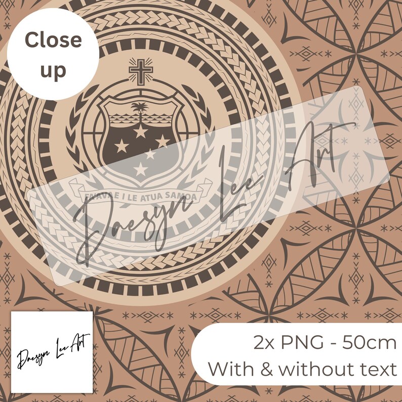 Samoan Square Design 50cm PNG *instant Digital Download* - Etsy Australia