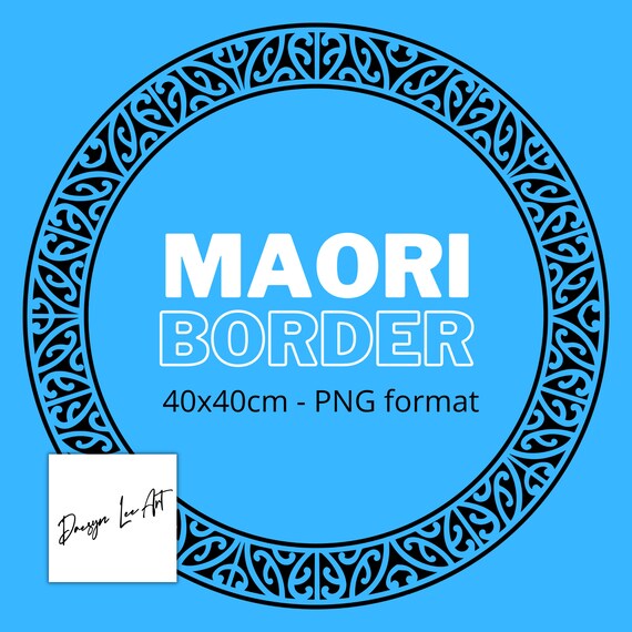 Maori New Zealand Border_digital File Only - Etsy New Zealand