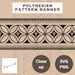 Polynesian Pattern Banner instant Digital Download PNG-SVG - Etsy
