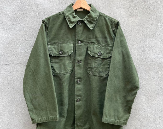 65 Military USMC Fatigue Stenciled Button Down - Etsy