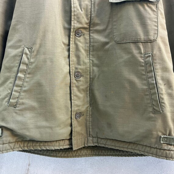 80s USN Military Deck Jacket - Gem