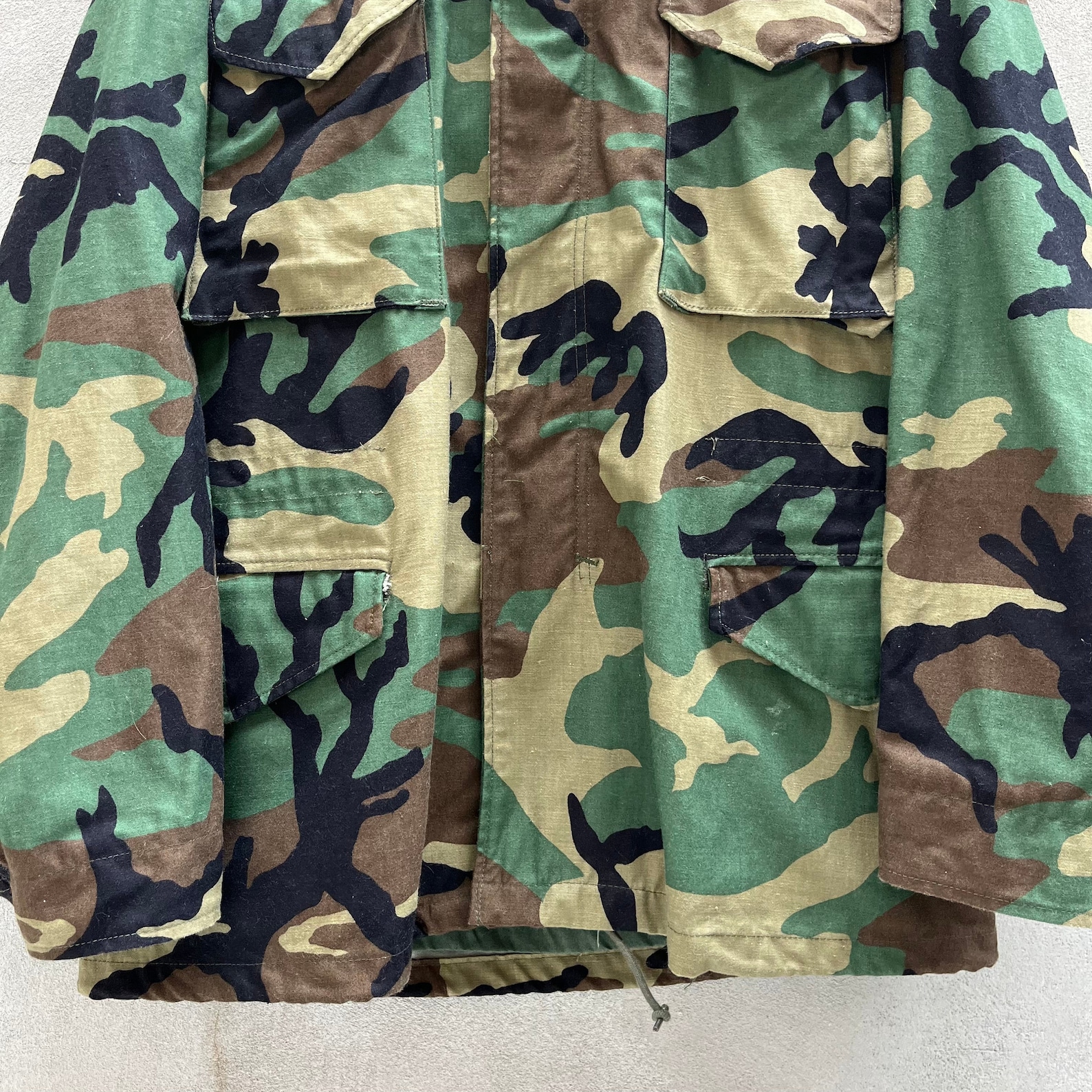 90's Military Woodland Camouflage US Army Field Jacket - Etsy