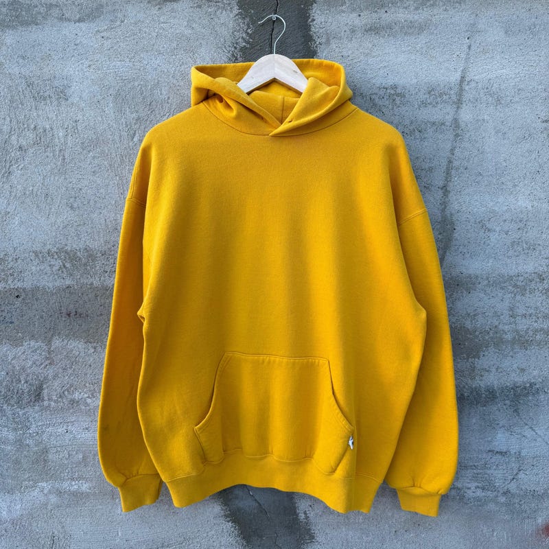 Yellow Hoodie - Etsy