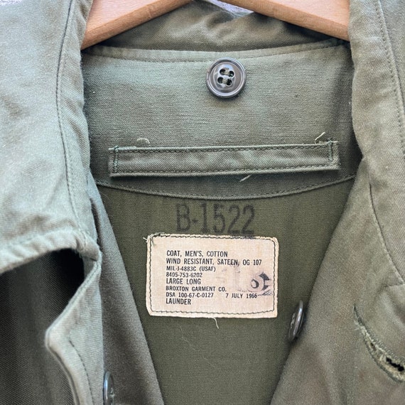 60's USAF Military OG-107 Field Jacket - Gem