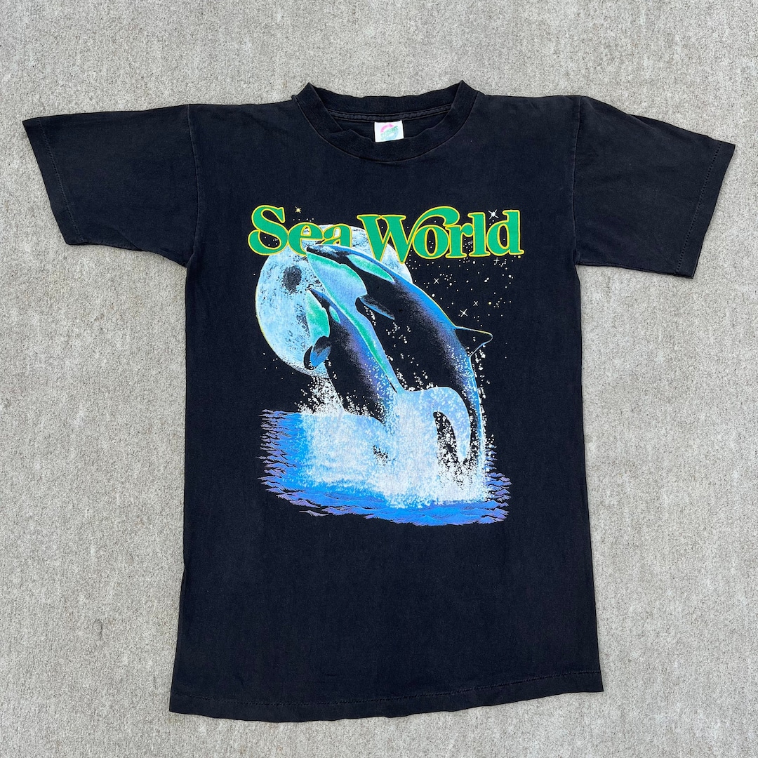 80s Sea World T-shirt - Etsy